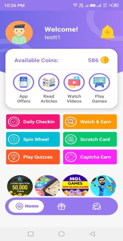 All In One Android Earning App with Admin Panel - Akshay Krishna Kamble